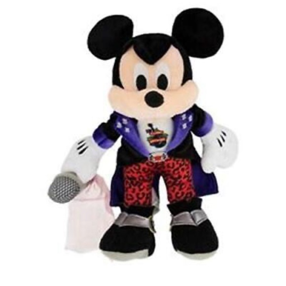 Disney | Toys | Disney Its Only Rock N Roll Mickey Mouse 9 Plush | Poshmark